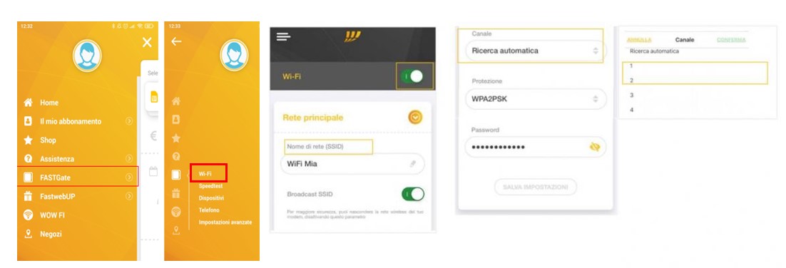 MyFastweb - FASTGate